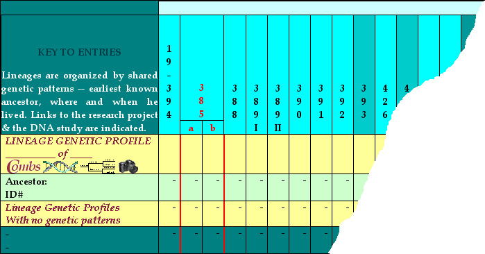 Combs-Coombs &c. About DNA Test Findings